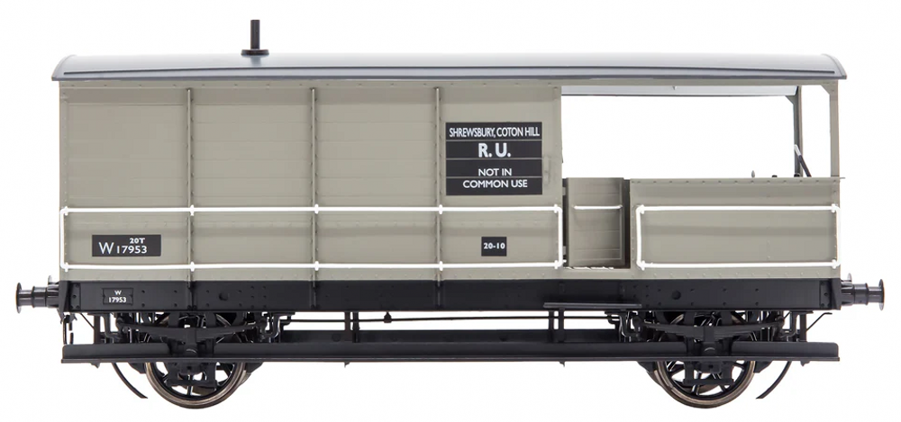 GWR Toad Brake Van BR Grey W17953 | Garden Railway Specialists Tel ...