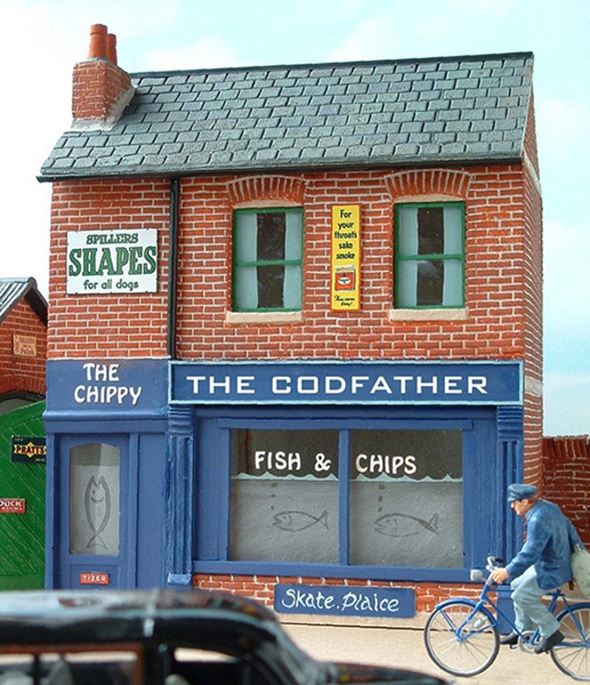 Fish & Chip Shop (Cod Father) | Garden Railway Specialists Tel:01844 345158