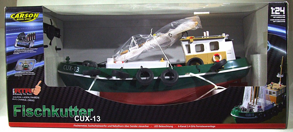 Carson (made by Tamiya) R/C Fishing Boat - 1/24th | Garden Railway ...