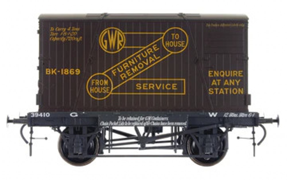 CONFLAT GWR 39410 & CONTAINER | Garden Railway Specialists Tel:01844 345158