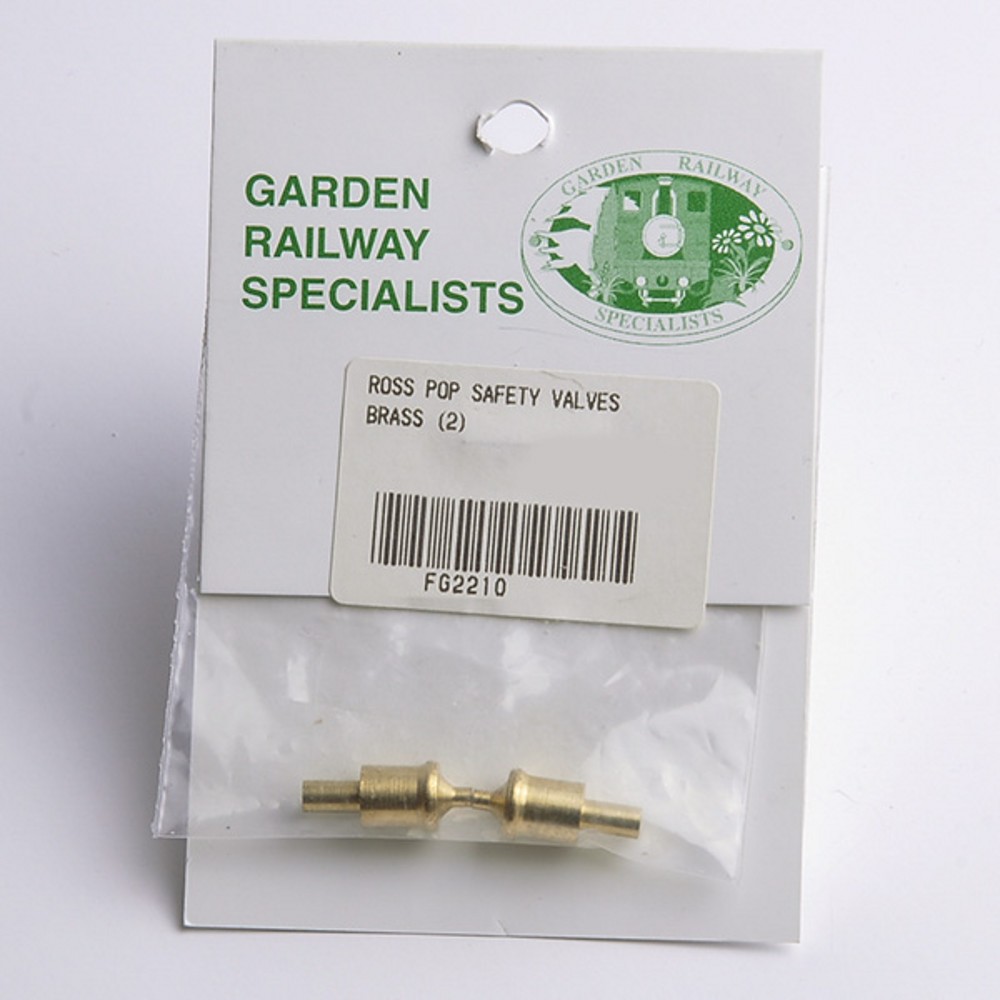 Ross Pop Safety Valves LMS Brass - 2 off | Garden Railway Specialists ...