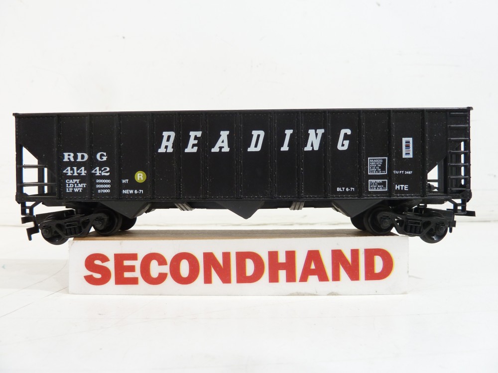 Reading Hopper Car Black | Garden Railway Specialists Tel:01844 345158
