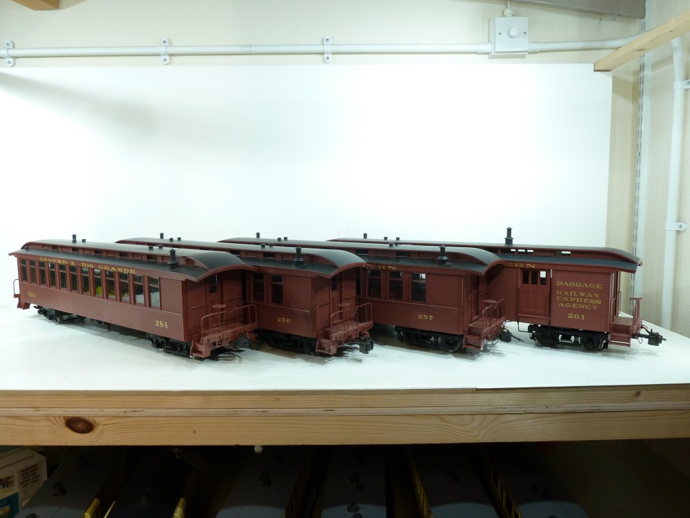 AMS Set Of 4 Jackson Sharp RGS Coaches | Garden Railway Specialists Tel ...