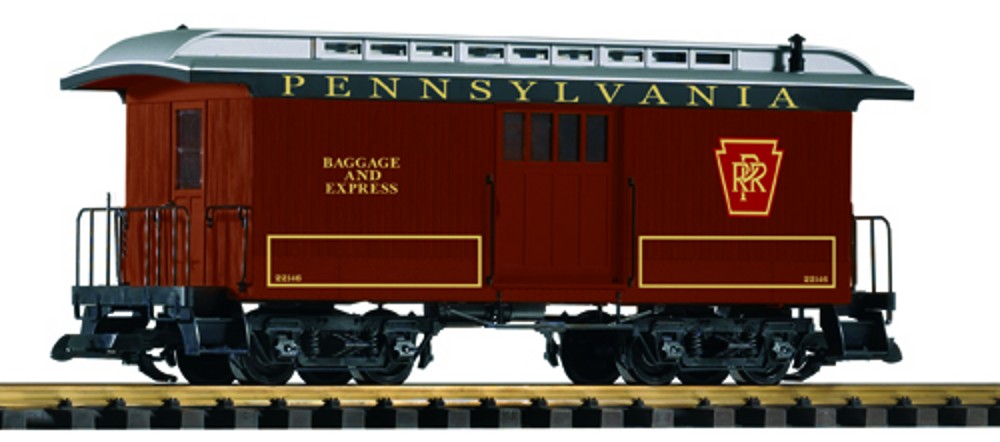 PRR Wood Full Baggage Car | Garden Railway Specialists Tel:01844 345158