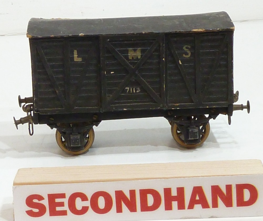 O Scale LMS Goods Van Black unboxed | Garden Railway Specialists Tel ...