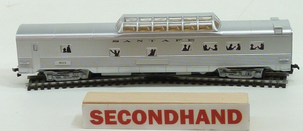 Life-like Train 8059 AT&SF Lighted Full dome Car | Garden Railway ...