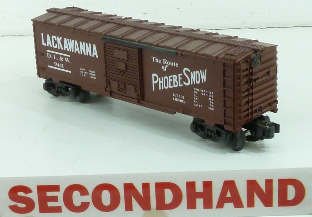 Lionel 3-Rail Lackawanna Box Car | Garden Railway Specialists Tel:01844 ...