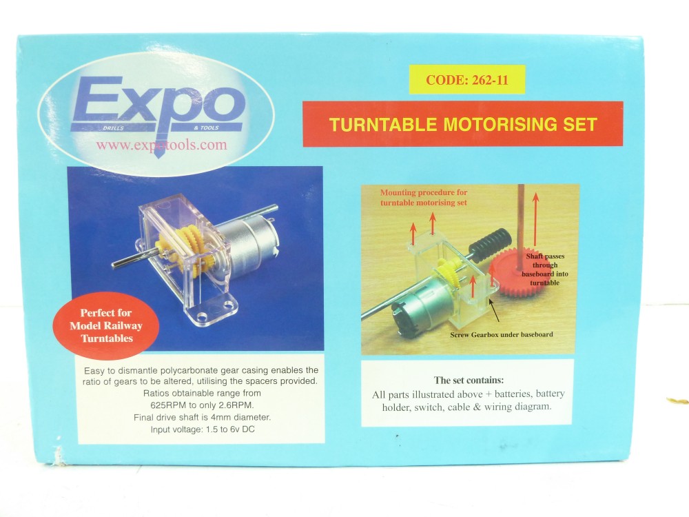 Expo Code 262-11 Turntable Motorising Set | Garden Railway Specialists ...