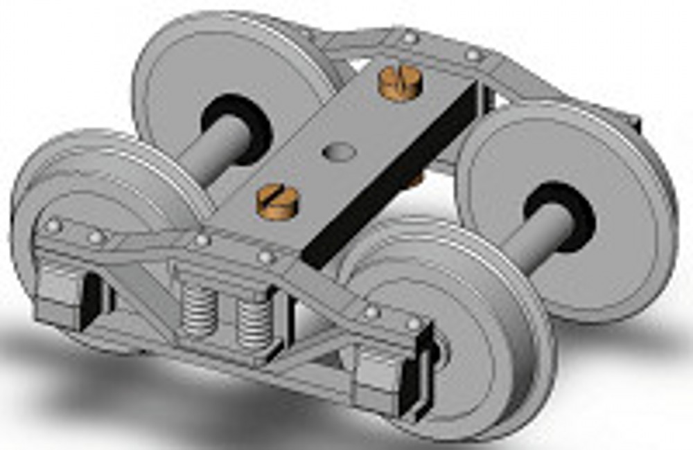 45mm Bogie Set - Russell | Garden Railway Specialists Tel:01844 345158