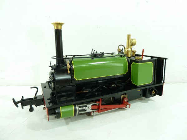 Cabless Quarry Hunslet 32mm Green w. Yellow Lining | Garden Railway ...