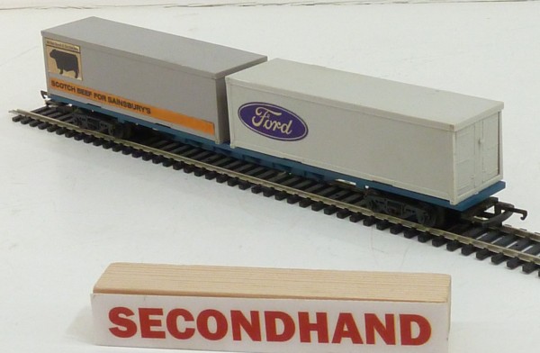 R.719 BR Freightliner Wagon with 2 containers | Garden Railway ...